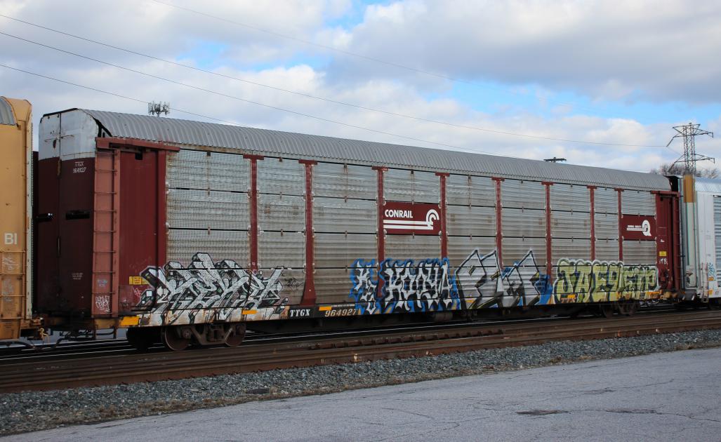 TTGX 964927-Rack class ML2L | Conrail Photo Archive